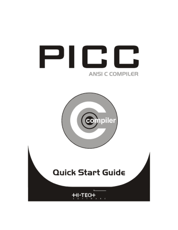 HI-TECH PICC Compiler Quick Start Guide | Manualzz