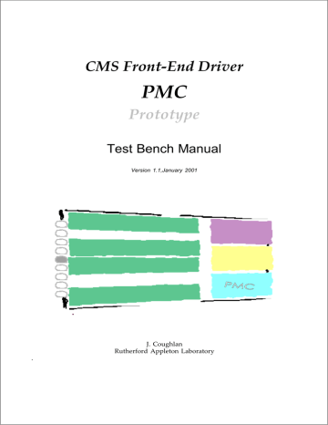 Front-End Driver PMC Prototype Test Bench Manual | Manualzz