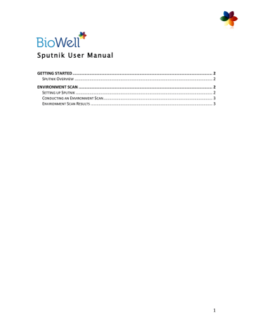 Sputnik User Manual | Manualzz