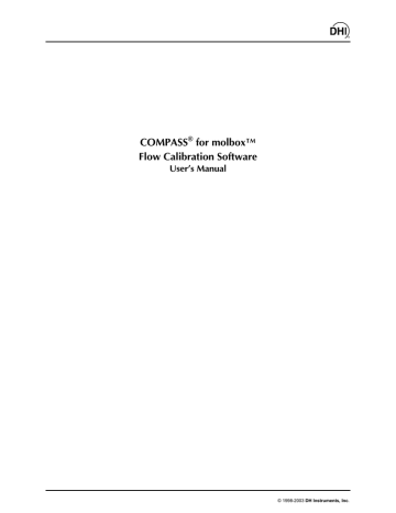 Fluke COMPASS FOR MOLBOX User's Manual | Manualzz