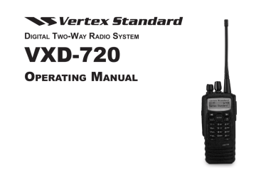 Vertex Standard VXD 720 Operating Manual | Manualzz