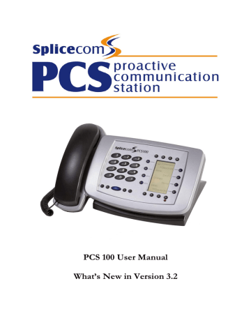 Splicecom PCS 100 User manual | Manualzz