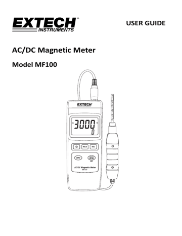 Extech MF100 User Guide | Manualzz