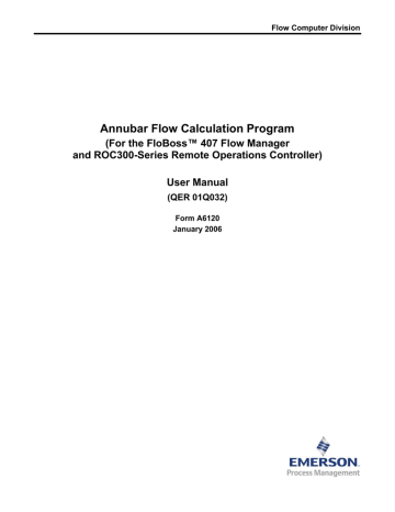 Annubar Flow Calculation Program | Manualzz