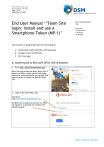 Smartphone Token MP-1 - End User Manual | Manualzz