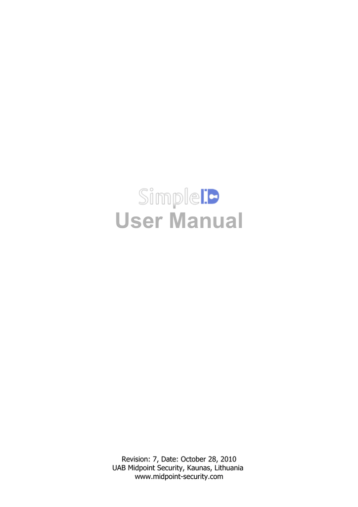 SID GUI SOFTWARE MANUAL | Manualzz