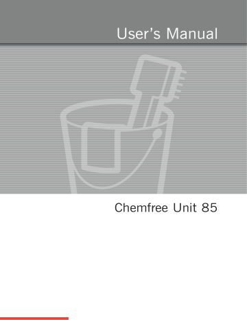 Chemfree Unit 85 User’s Manual | Manualzz