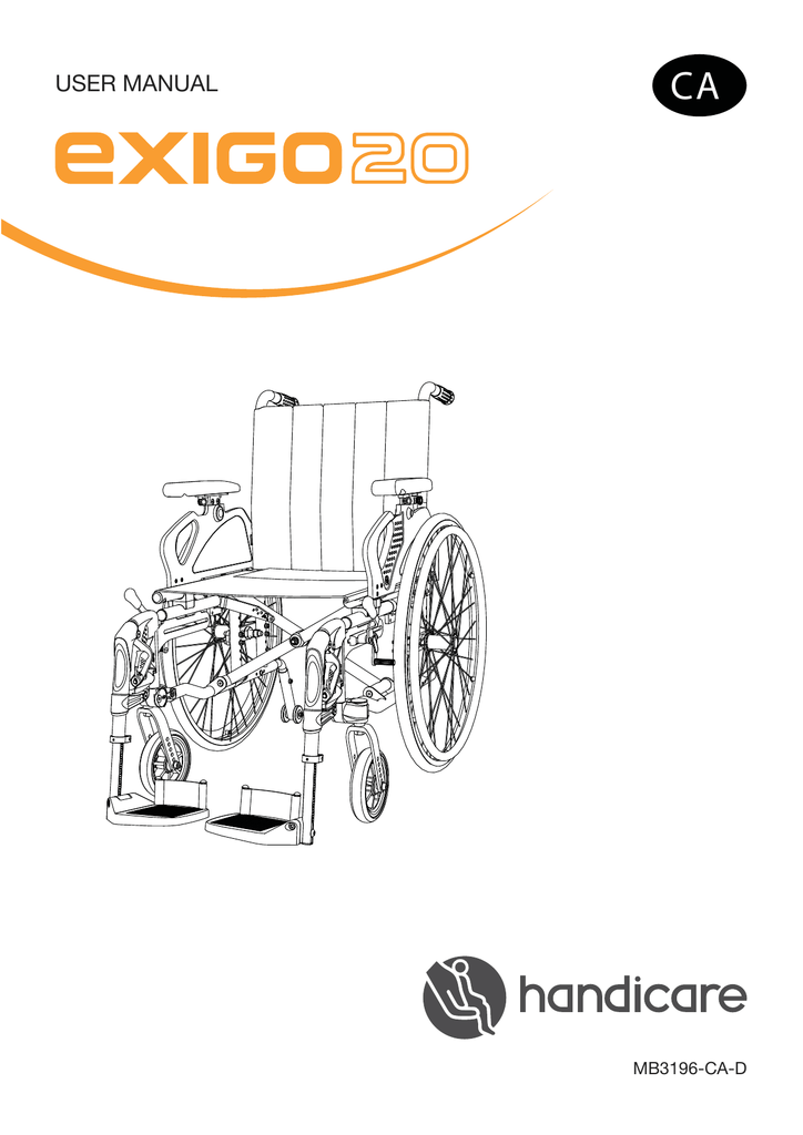 User manual Exigo 20 | Manualzz