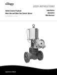 Flowserve Valtek Mark One & Two Control Valves User Instructions | Manualzz