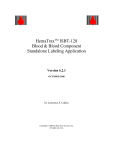 HemaTrax ISBT-128 User Manual | Manualzz