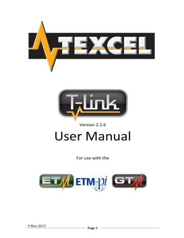 Texcel Monitor User Manual | Manualzz