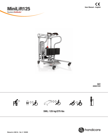 Handicare MiniLift 125 User Manual | Manualzz