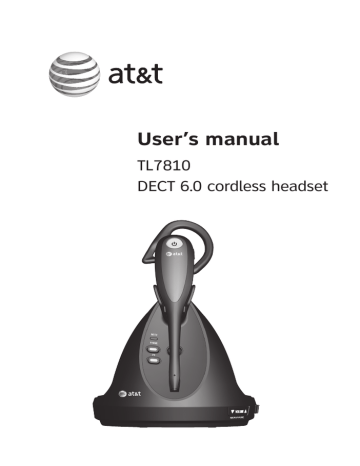AT&T TL7810 User manual | Manualzz