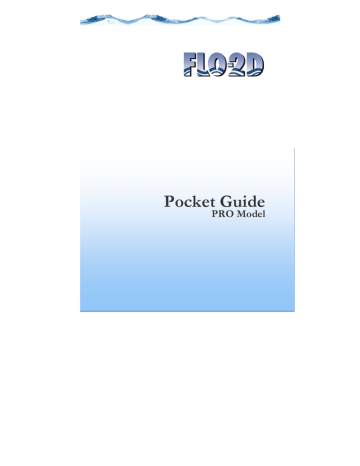 FLO-2D PRO Model Pocket Guide | Manualzz