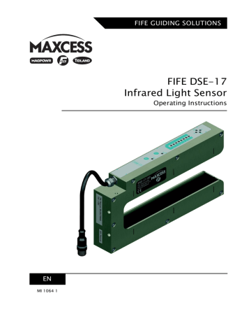 Fife DSE-17 Infrared Light Sensor Operating Instructions | Manualzz