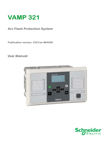 VAMP 321 Arc Flash Protection System User Manual | Manualzz