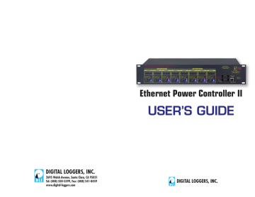Ethernet Power Controller II User Guide | Manualzz