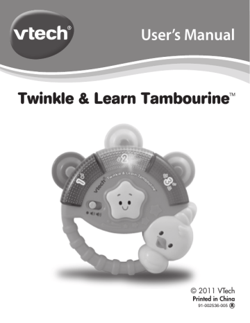 Vtech Twinkle Learn snorkel Tambourine