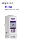 Genadyne XLR8 Negative Pressure Wound Therapy User Manual | Manualzz