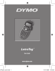 Using Symbols and Special Characters. Dymo LetraTag Labelmaker ...