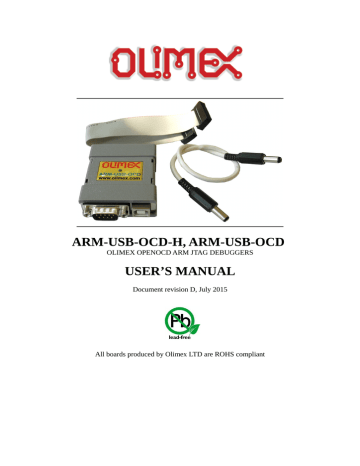 OLIMEX ARM-USB-OCD-H User manual | Manualzz