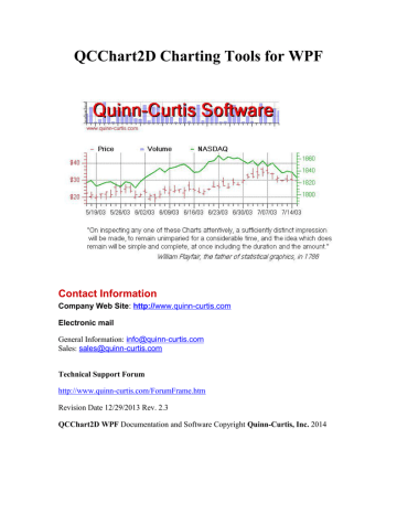 Charting Software QCChart2D WPF User Manual | Manualzz