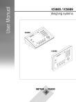 METTLER TOLEDO ICS685, ICS689 Weighing System User Manual | Manualzz