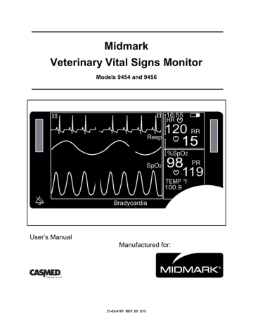 Midmark Multi-parameter Monitors User guide | Manualzz
