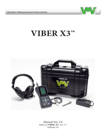 VMI VIBER X3 manual | Manualzz