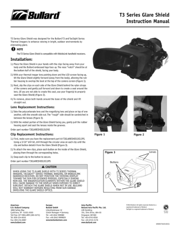 Bullard T3 Glare Shield User Manual | Manualzz