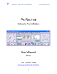 PstRotator Antenna Rotator Software User's Manual | Manualzz