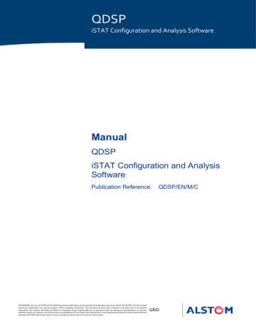 iSTAT Configuration and Analysis Software QDSP Manual | Manualzz