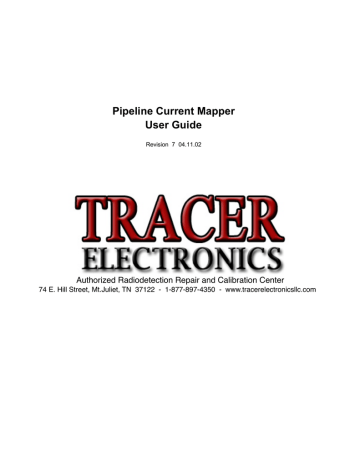 Pipeline Current Mapper PCM User Guide | Manualzz