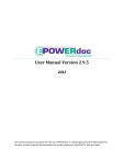 EPowerdoc User Manual 2.9.5 | Manualzz