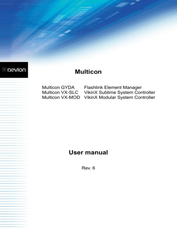 Nevion Multicon System Controllers User Manual | Manualzz
