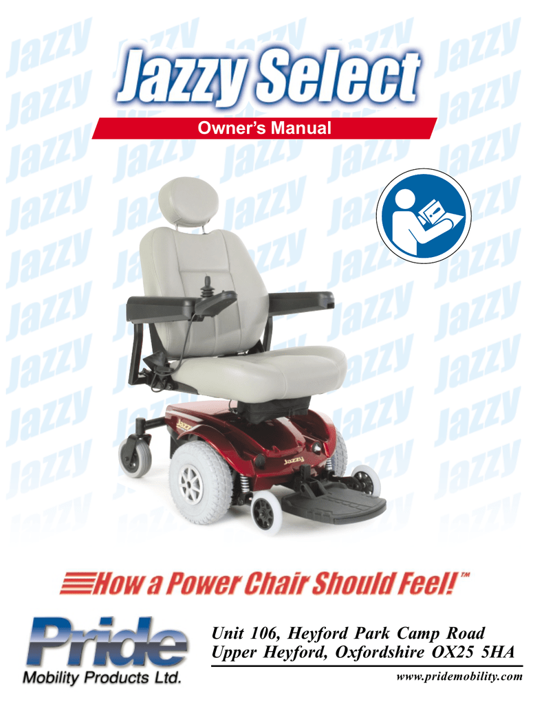 Pride Mobility Jazzy Select Owner's Manual | Manualzz