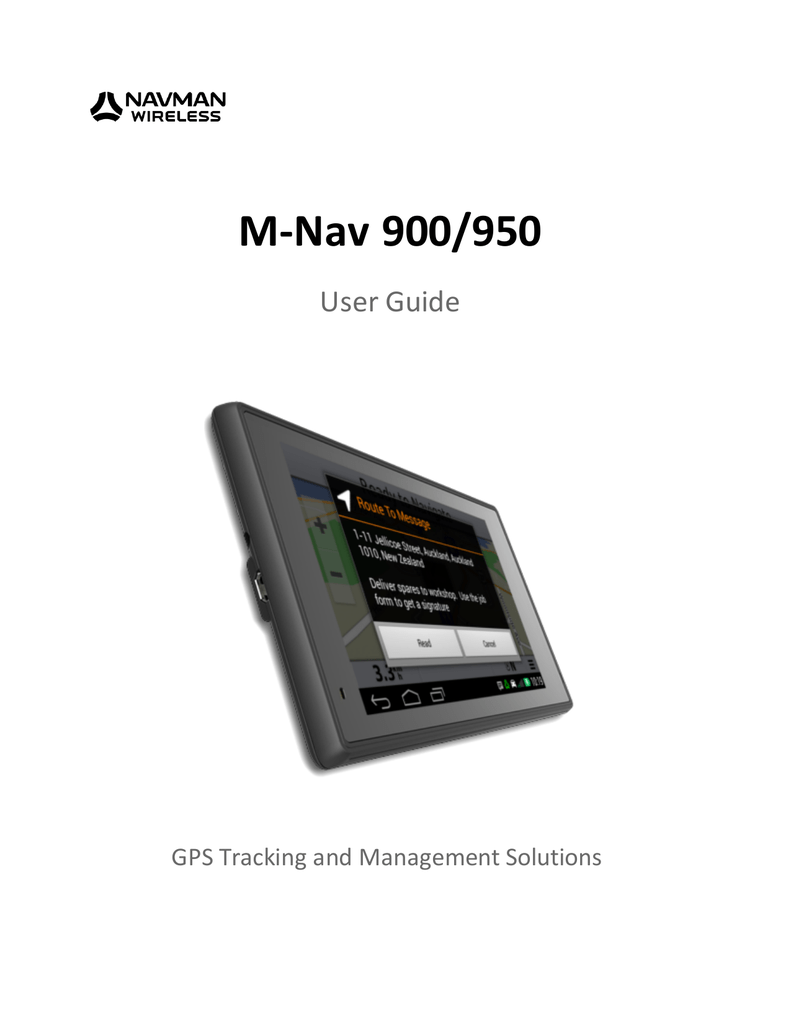 Navman M-Nav 900 User manual | Manualzz