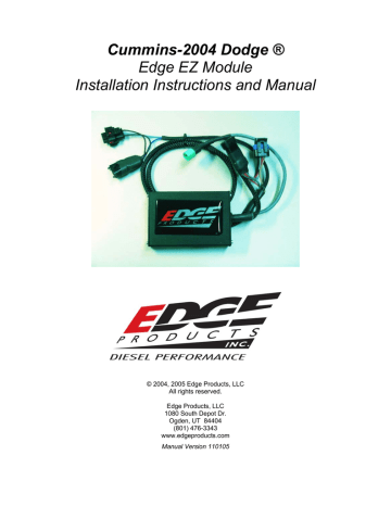 Edge EZ Module Manual | Manualzz
