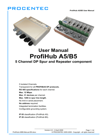 ProfiHub A5, ProfiHub B5 User Manual | Manualzz