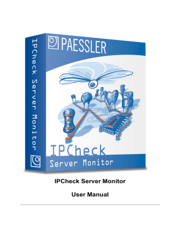 IPCheck Server Monitor User Manual | Manualzz