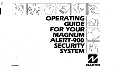 NAPCO Magnum Alert-900 Operating Guide | Manualzz