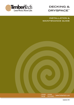 TimberTech TwinFinish - Installation and Maintenance Manual
