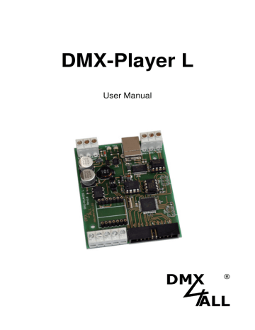 DMX Player DMX-Player L User Manual | Manualzz