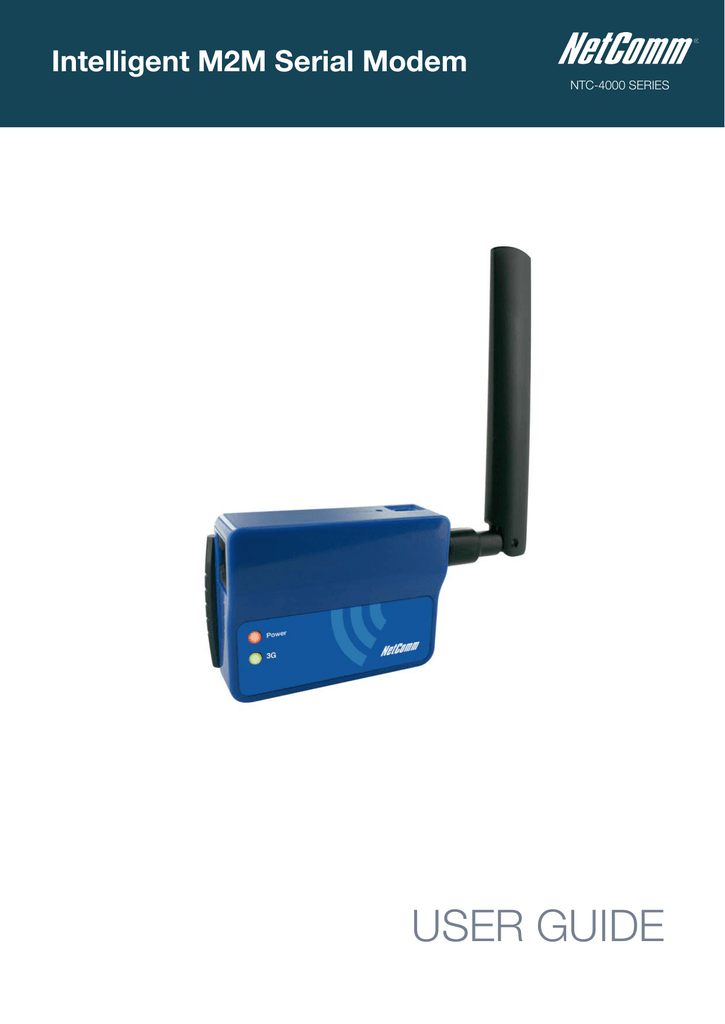 Netcomm NTC-4000 series User manual | Manualzz