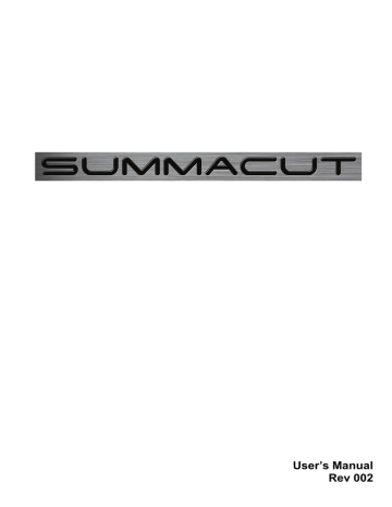 Summa SUMMACUT D140 User manual | Manualzz