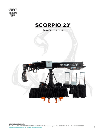 Telescopic Crane SCORPIO 23' User Manual | Manualzz