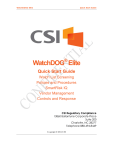 CSI WatchDOG Elite Guide: AI Chat & PDF Download | Manualzz