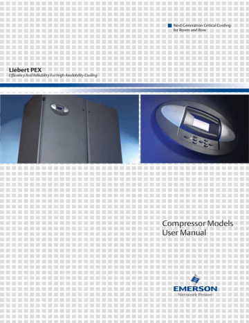 Vertiv Liebert PEX Compressor Models User Manual | Manualzz