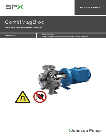 CombiMagBloc CMB Centrifugal pump Instruction Manual | Manualzz