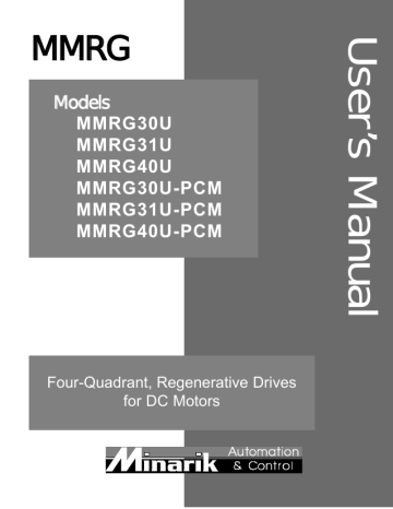MMRG 30U, MMRG 31U, MMRG 40U User’s Manual | Manualzz